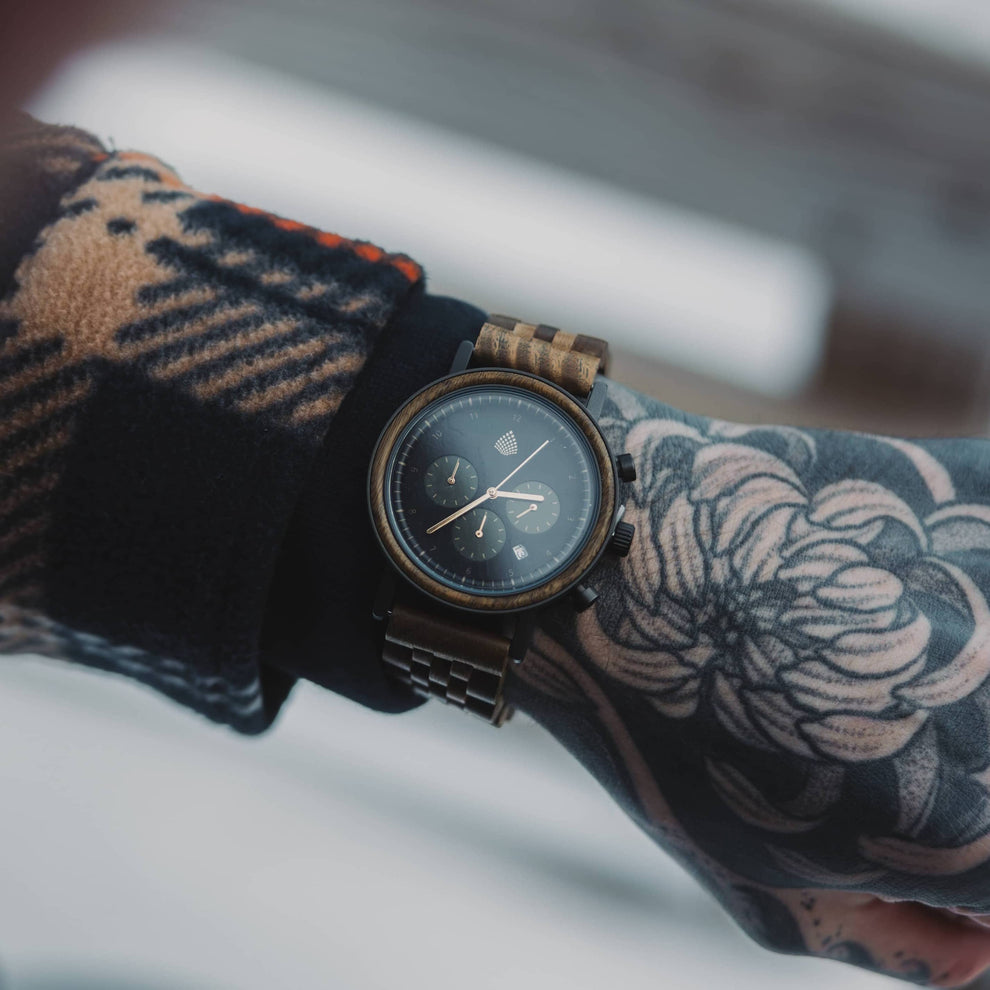 The Cedar | Wood Watch for Men – The Sustainable Watch Company