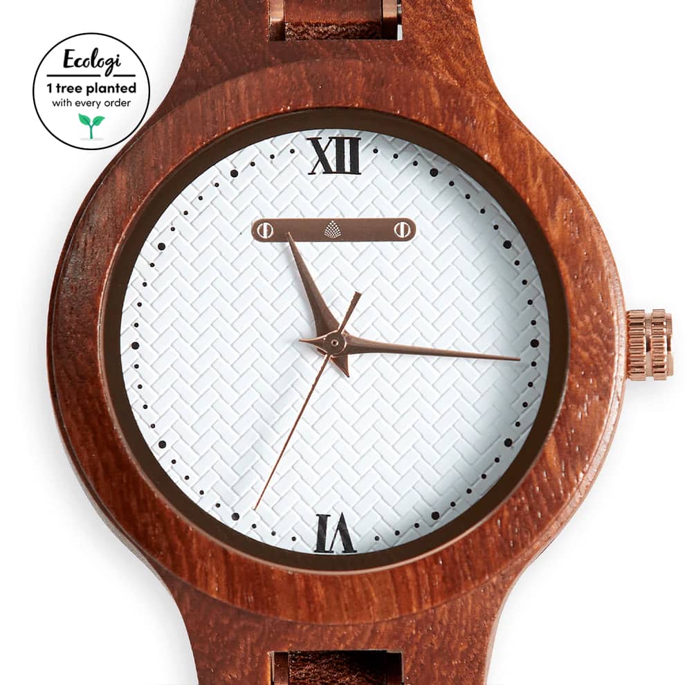 The Magnolia | Wood Watch for Women – The Sustainable Watch Company