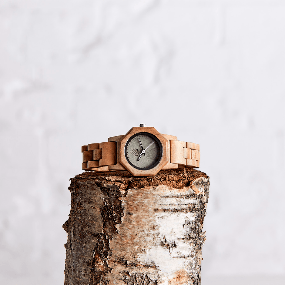Handmade Recycled Natural Wood Watches - The Sustainable Watch Company